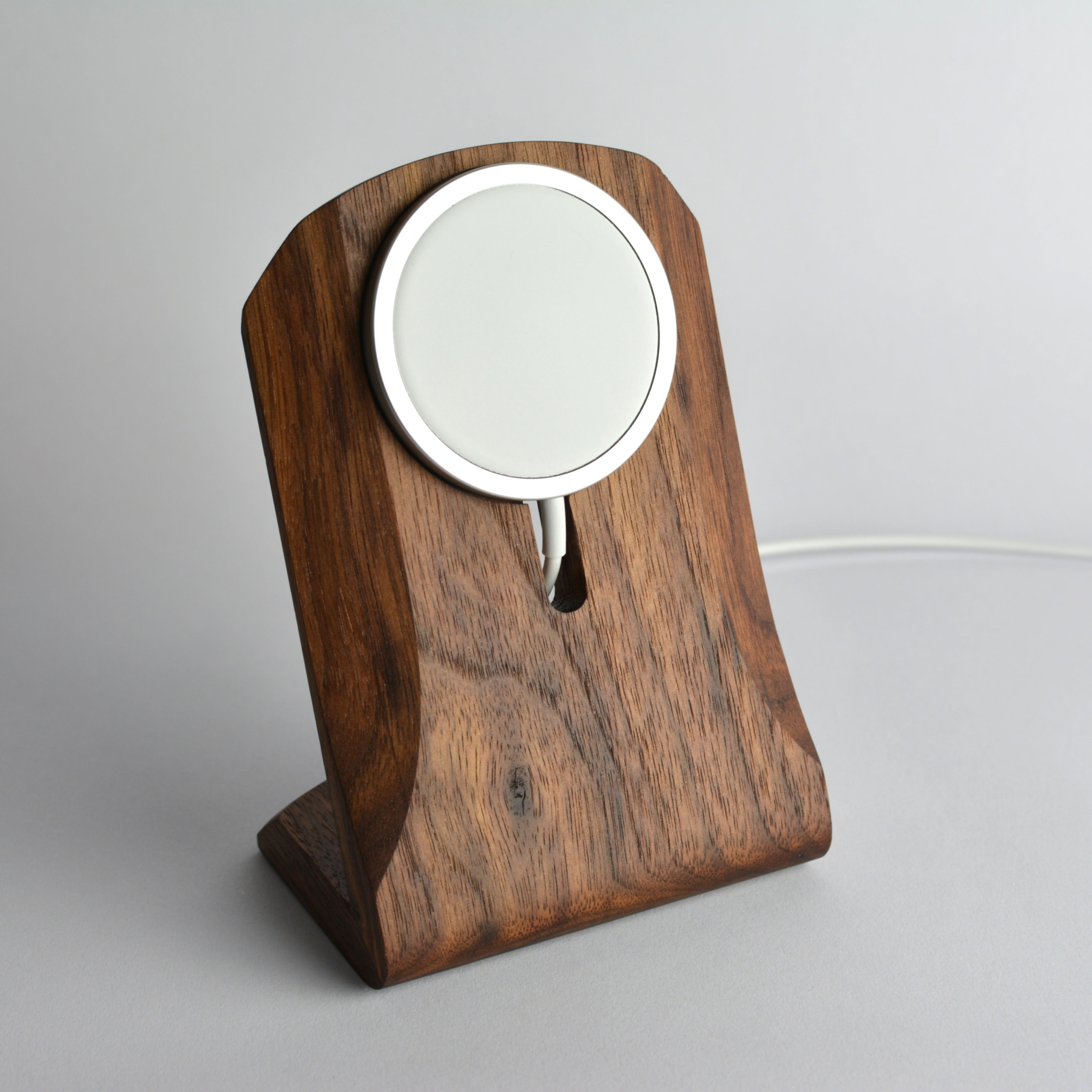 Wood MagSafe Charging Stand for iPhone – Made by Marshall Woodworks, LLC